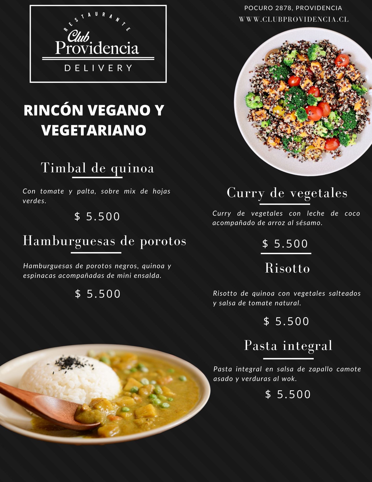 Inicio - Restaurante - Club Providencia