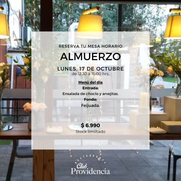 Inicio - Restaurante - Club Providencia