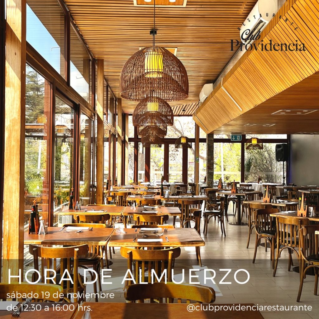 Reservas - Restaurante - Club Providencia