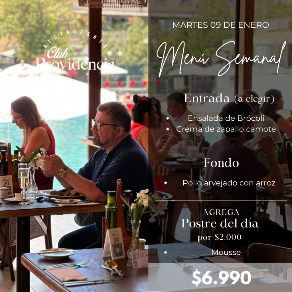 Reservas - Restaurante - Club Providencia