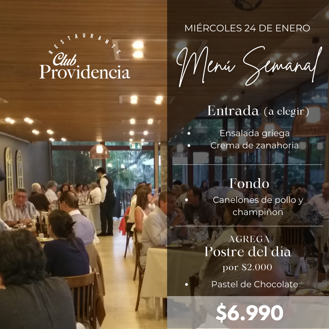 Reservas - Restaurante - Club Providencia
