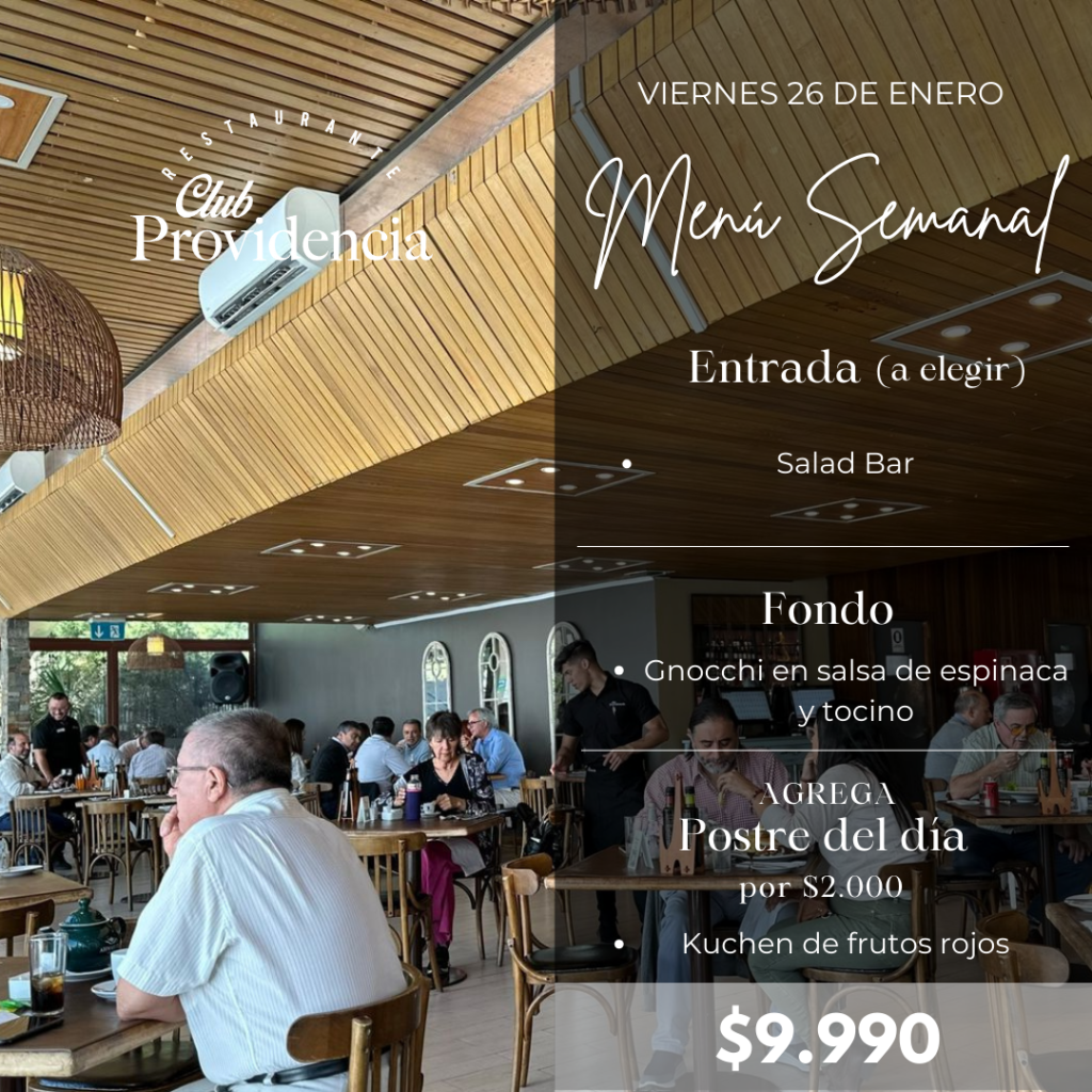 Reservas - Restaurante - Club Providencia